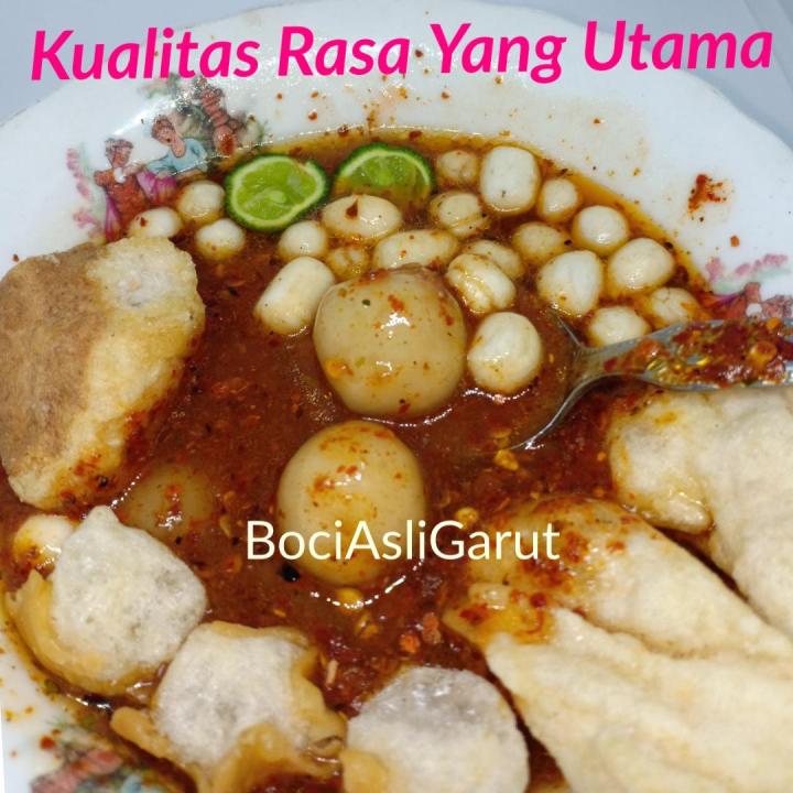 BOCI BASO ACI 3 BUNGKUS ASLI GARUT GURIH LEZAT PEDAS NIKMAT MANTAP ...
