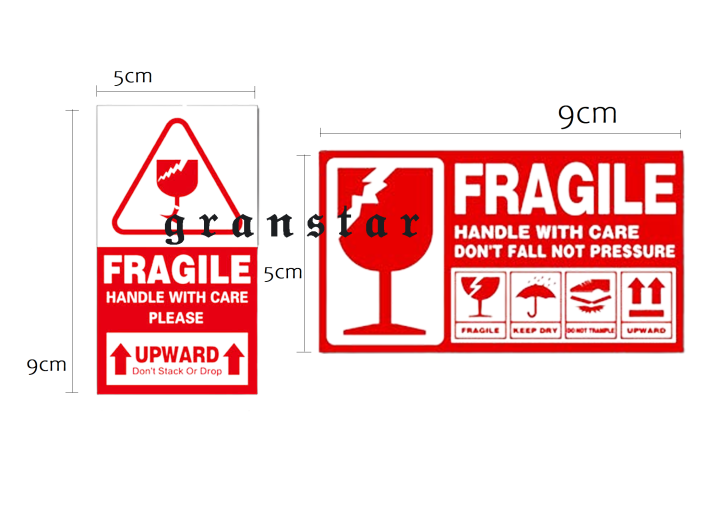 Fragile Sticker 60~120~240pcs Adhesive Waterproof Stickers Fragile ...