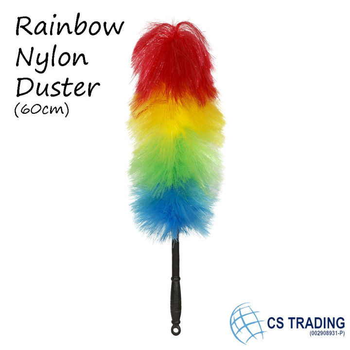 Rainbow Nylon Static Magical Duster 60cm | Lazada