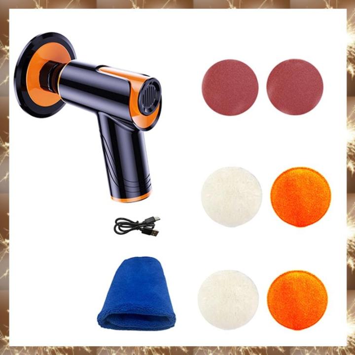 (TIPM) 100W Car Wax Polisher Polishing Machine Mini Wireless Portable ...