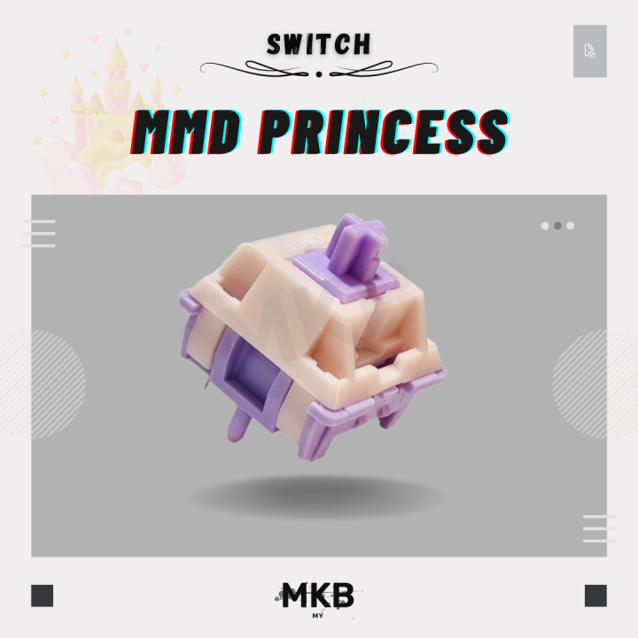 [READY STOCK] MMD Princess Linear Switches Switch for Mechanical or ...
