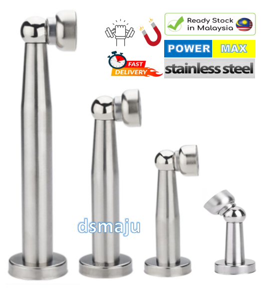 Stainless Steel Long Magnetic Door Stopper Long Door Holder Door Bump ...
