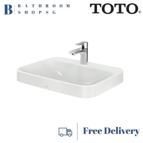 TOTO Console Lavatory Basin L5616C | Toto Countertop Wash Basin | Lazada Singapore