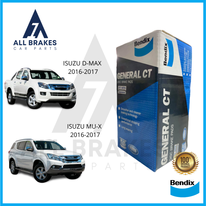 Bendix Brake Pad REAR for Isuzu MUX 2016-2021 (DB-2290 GCT) | Lazada PH