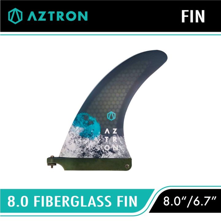 Aztron 8.0 fiberglass Fin Foil/Surf/SUP US fin box setup ฟิน สำหรับ ...