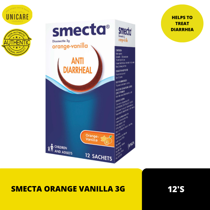 SMECTA ORANGE VANILLA 3G 12SACHETS | Lazada