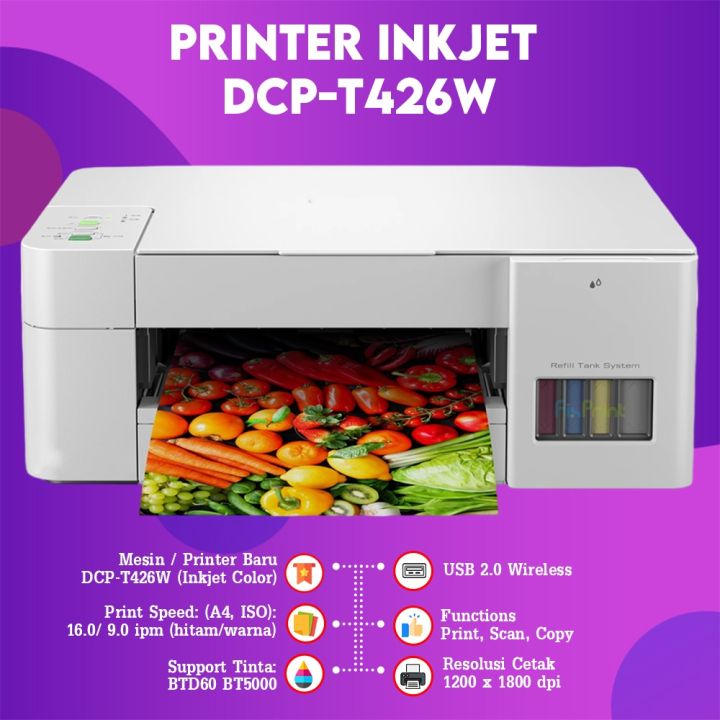 FixPrint Printer Brother DCP-T420W DCP-T426W DCP T420W T426W Ink Tank ...