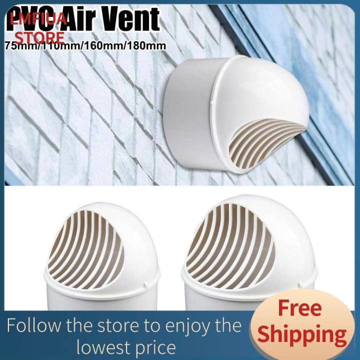 LMFIUA STORE PVC Air Vent Half Spherical White Ducting Ventilation Vent ...