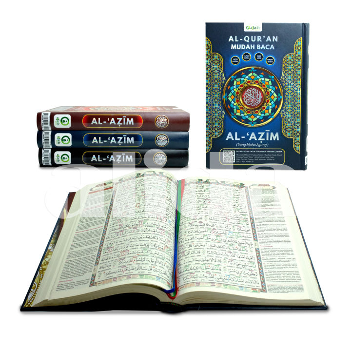 Al-Quran AL-AZIM Uk Besar A4 Alquran Terjemah Latin Waqaf Ibtida Alazim ...