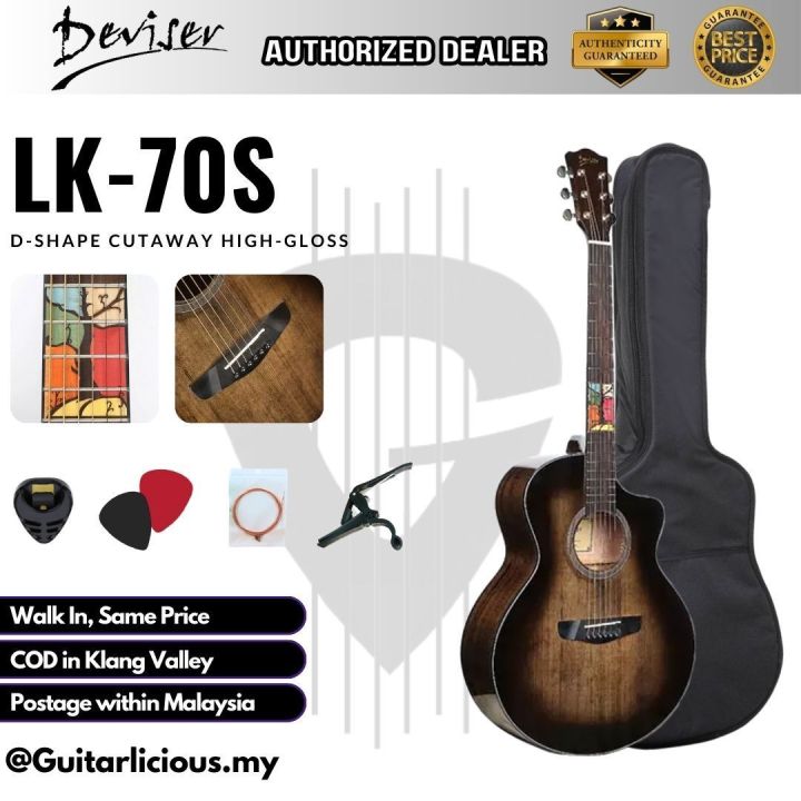 Deviser 40 inch Spruce Top Acoustic Guitar LK-70S / LK 70S / LK70S | Lazada