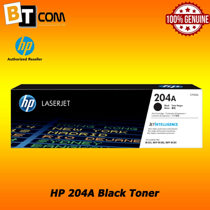 HP 204A Original LaserJet Toner Cartridge CF510A, CF511A, CF512A ...
