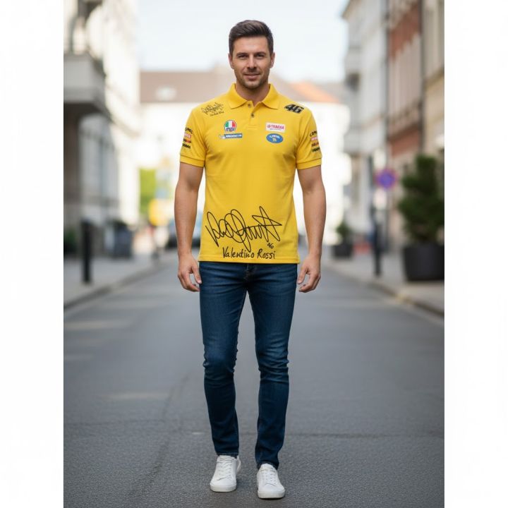 Team Camel Legent VR 46 Moto GP topikustore Kaos Polo | Lazada Indonesia