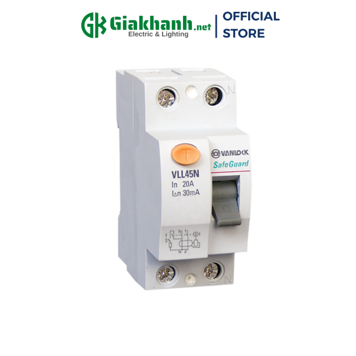 Aptomat - CB Chống Giật, Chống Dòng Rò RCCB Sino 2P 50A | Lazada.vn