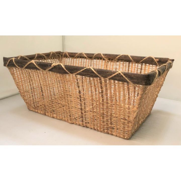 Tapered Rectangular Abaca Basket (3pcs) | Lazada PH
