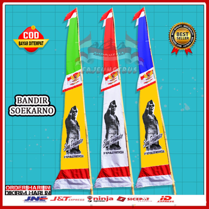 BENDERA BANDIR LOGO SOEKARNO UKURAN JUMBO | Lazada Indonesia