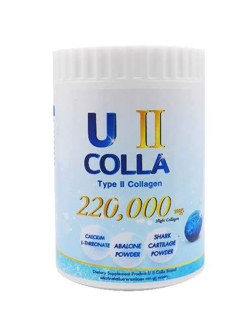 U II Colla Collagen Type Two (Powder) 220,000 mg. ผลิตภัณฑ์เสริมอาหาร ...