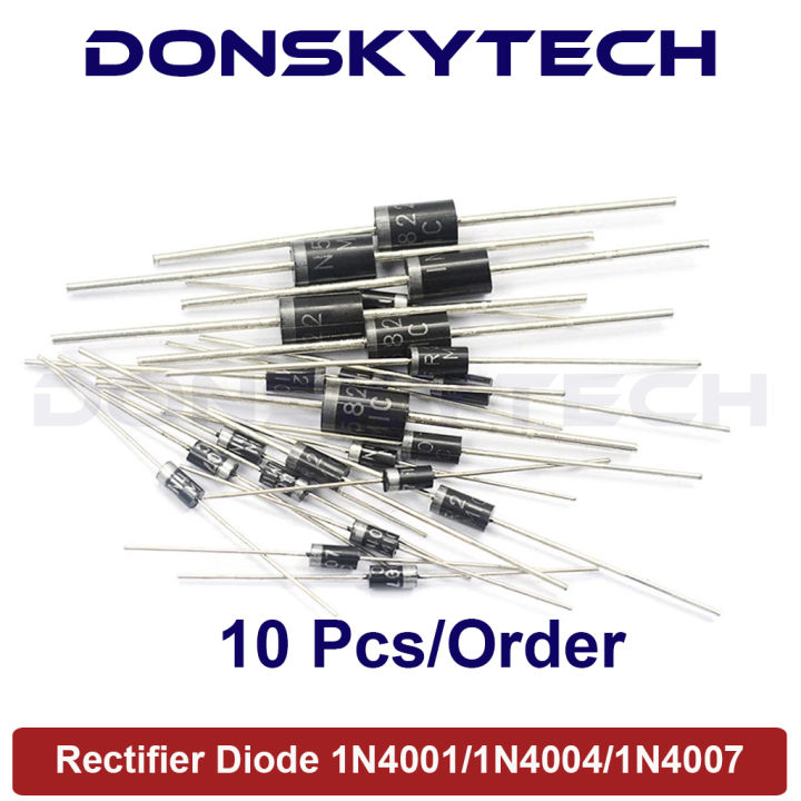 Rectifier Diodes 1N4001 1N4004 1N4007 DO-41 Package - 10 Pcs per set - HIGH QUALITY | Lazada PH