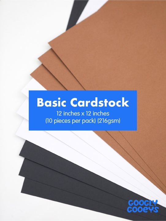 Basic Cardstock (12 inch x 12 inch) | Lazada PH