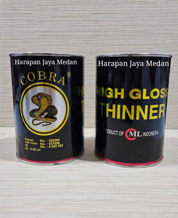 Thinner high gloss HG Merek COBRA ukuran 1L / Thiner Tiner | Lazada ...