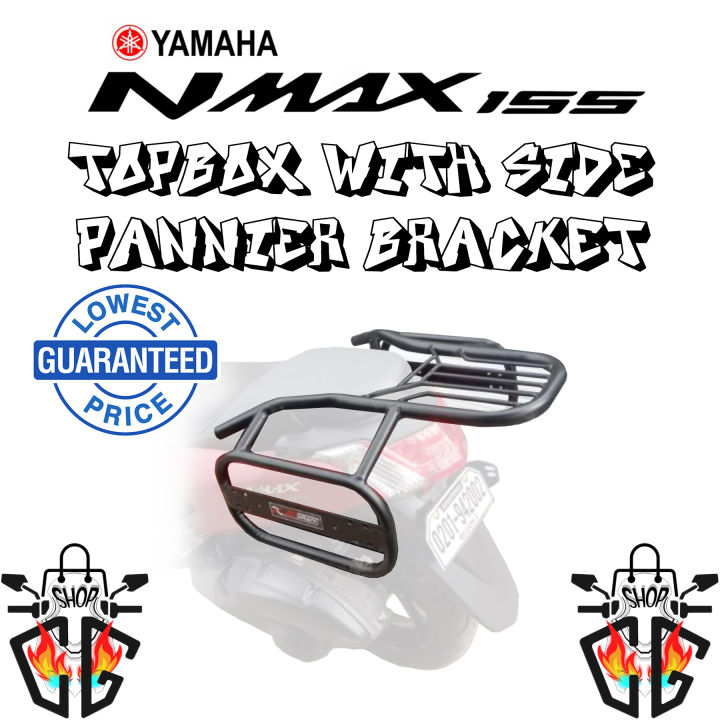 NMAX 155 version 1 - Top Box with Side Pannier Bracket Heavy Duty by ...