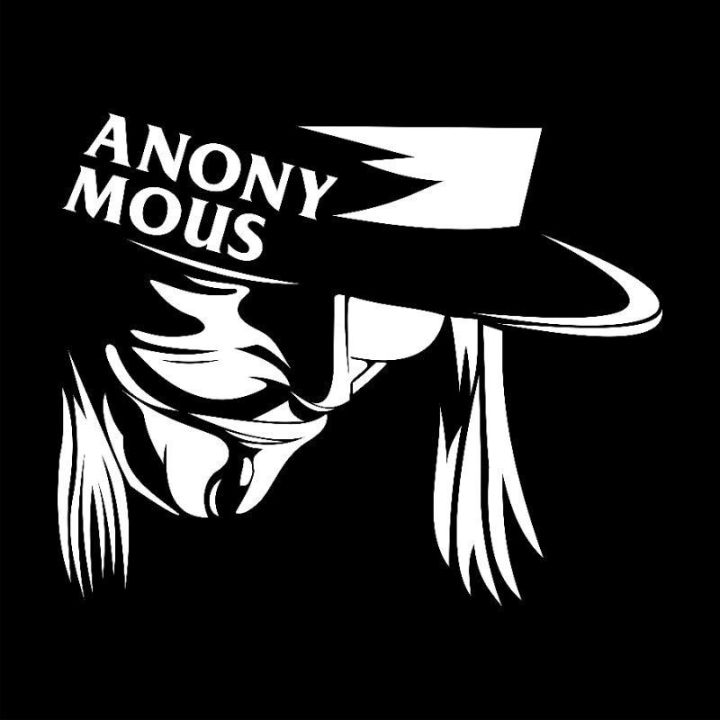 BEST SELLER anonymous sticker, logo anonymous, anonymous | Lazada Indonesia