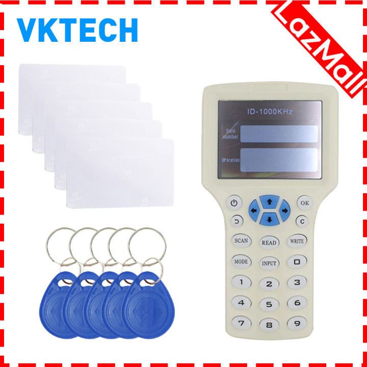 RFID Copier ID IC Reader Writer Encrypted Duplicator Programmer NFC Key ...