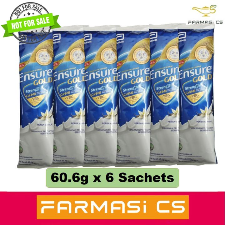 [ NOT FOR SALE ] Abbott Ensure Gold Vanilla Flavour 60.6g x 6 sachets ...