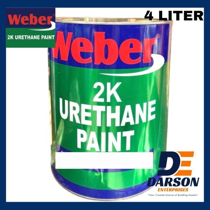 WEBER 2K URETHANE PAINT COLORS 4 LITERS | Lazada PH