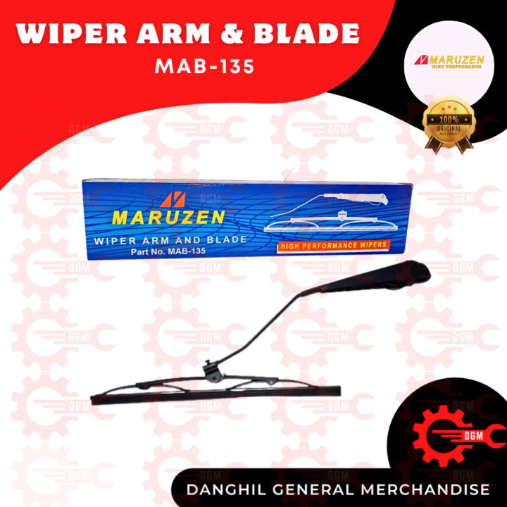 MARUZEN Wiper Arm (MAB-135) and Wiper Blade (MWB-135)10" - Jeep ...