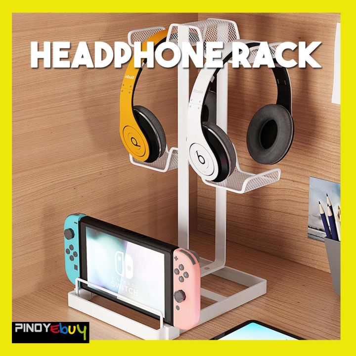 PINOYEBUY Universal Headphone Stand Detachable Anti-Slip Space Saving ...