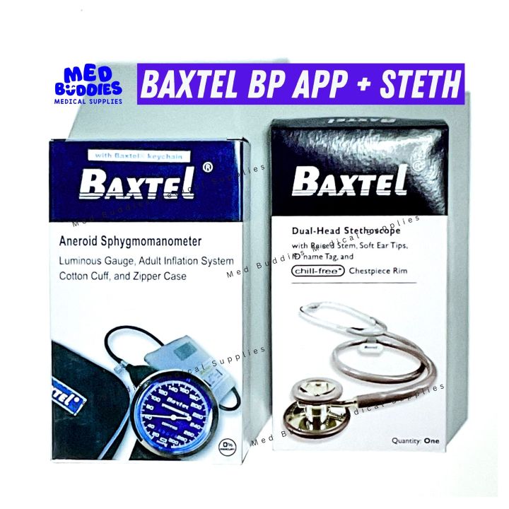 BAXTEL BP App with Steth | Aneroid Sphygmomanometer and Dual Head ...