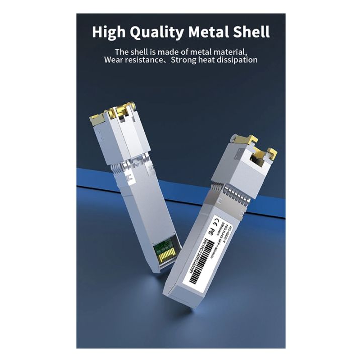 Retail 10G SFP+ Module 10GbE Copper SFP Modules Optical Port Turn to ...