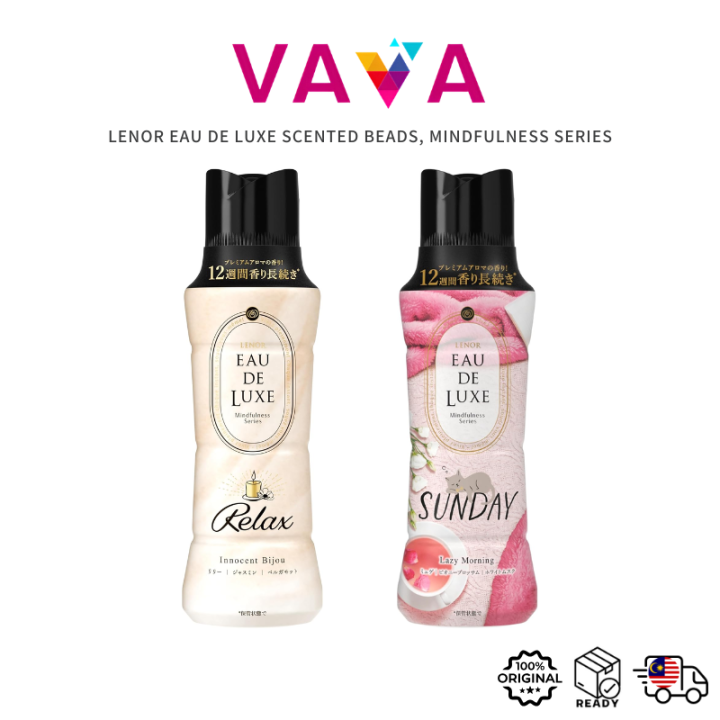 Lenor Eau De Luxe Fragrance Laundry Beads 520ml – Mindfulness Series🌸 12-Week Long-Lasting Scent ...
