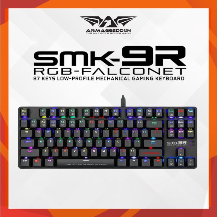Armaggeddon SMK 9R Wired RGB Gaming Mechanical Keyboard Tenkey less ...