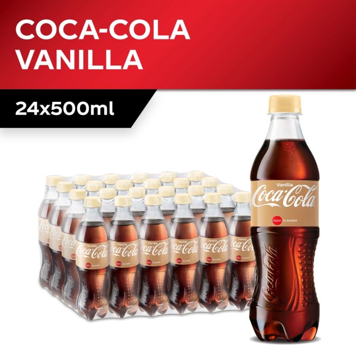 Coca-Cola Vanilla 500ml x 24 [kadbod] | Lazada