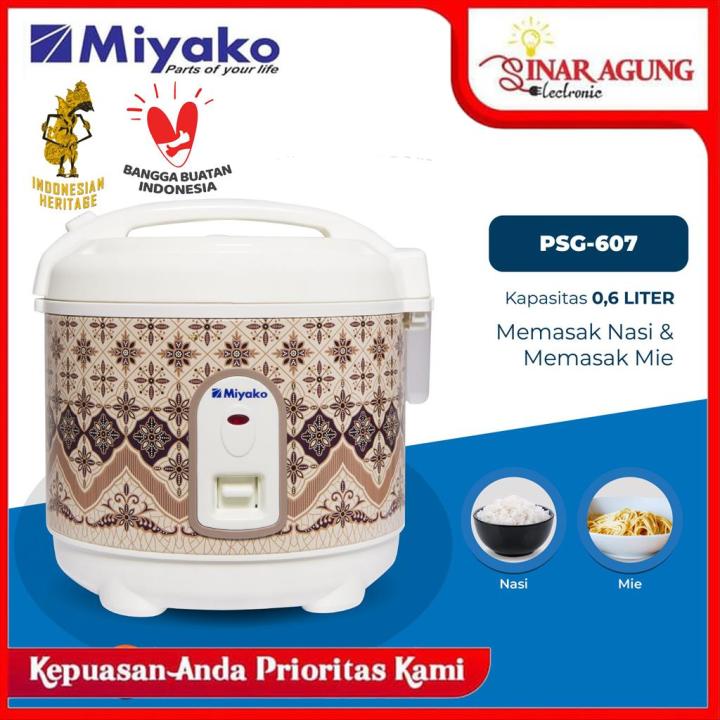 Miyako PSG 607 Rice Cooker 100% ORI | Lazada Indonesia