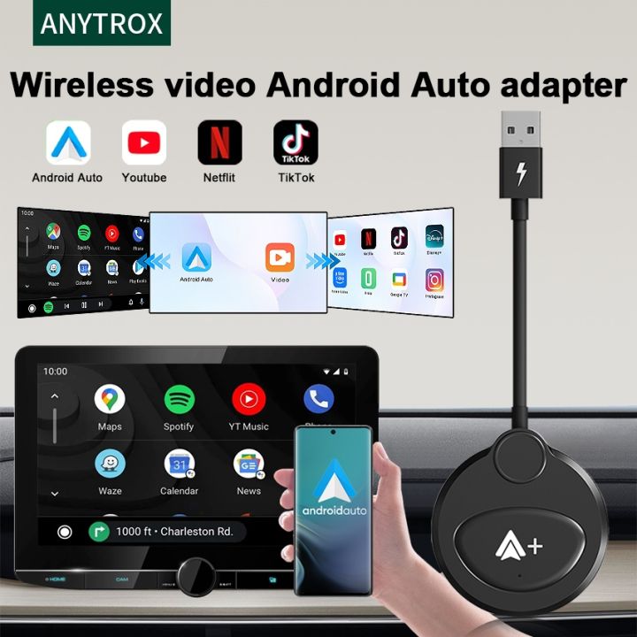 Anytrox Wireless CarPlay Android Car Adapter New Smart Mini Box Plug ...