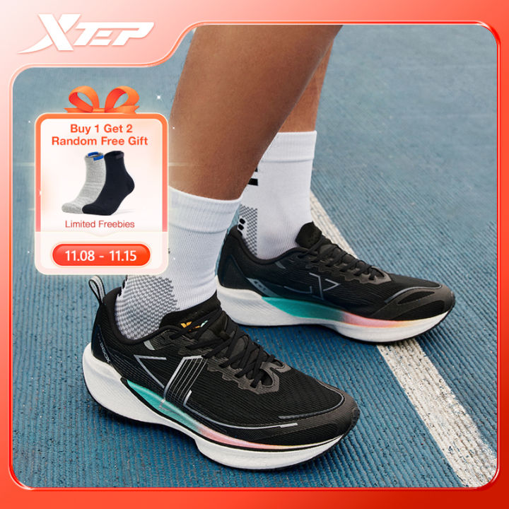 XTEP Men 360X Running Shoes Carbon Plate Nylon Fiberglass Board ...