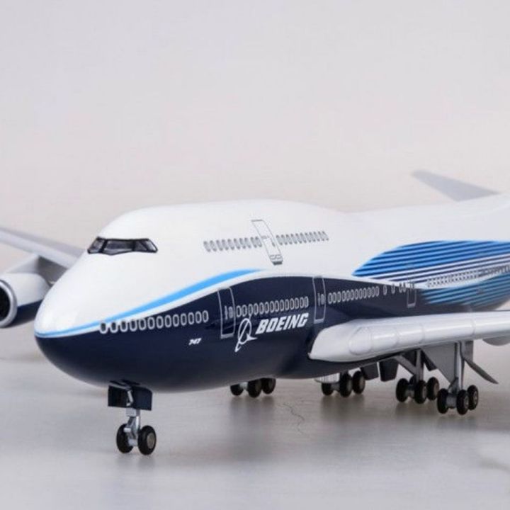 Shipping advanced simulation airplane model toy with landing gear civil ...