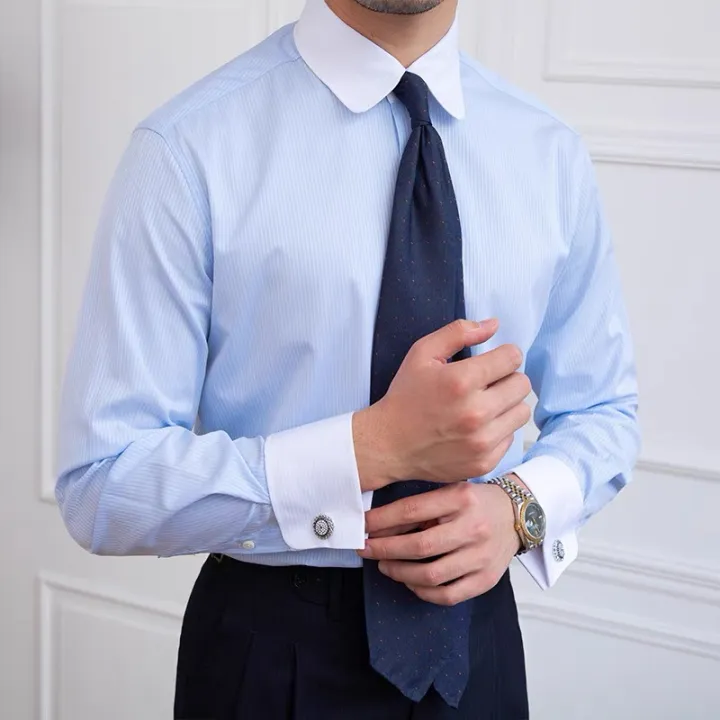 [HCM] Áo Sơ Mi Nam Tay Dài Cao Cấp Harold Winchester - Cufflinks, 100% ...