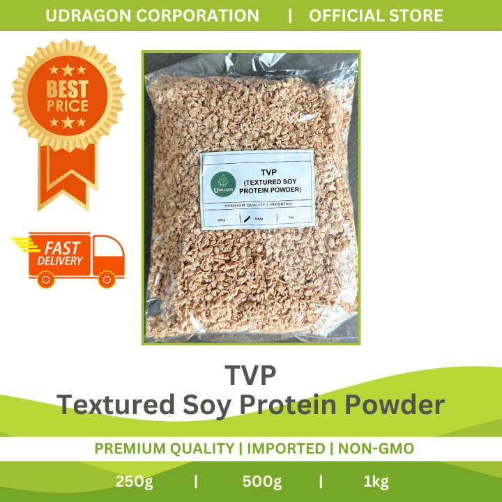Imported TVP GEM Textured Vegetable Protein Powder - 250g, 500g, 1kg ...