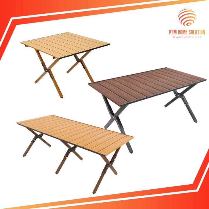 ⭐户外便携式滚动桌野餐野营露营折叠⭐Outdoor Portable Roll Table Picnic Camping Glamping ...
