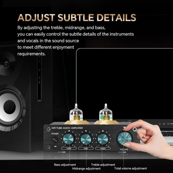 HiFi Sound Preamplifier Vacuum Tube Amplifiers Buffers Treble Bass ...