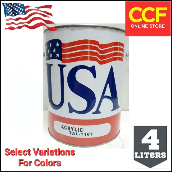USA Automotive Acrylic Car Paints 4 Liters (all colors sold separately ...