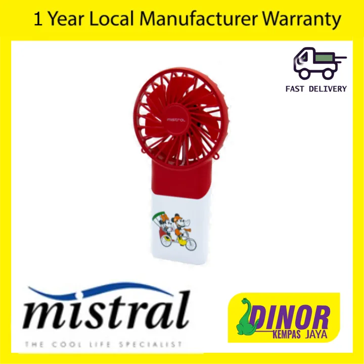 Mistral x Disney Mimica Cool Breeze Rechargeable USB Fan MRF500-MM | Lazada