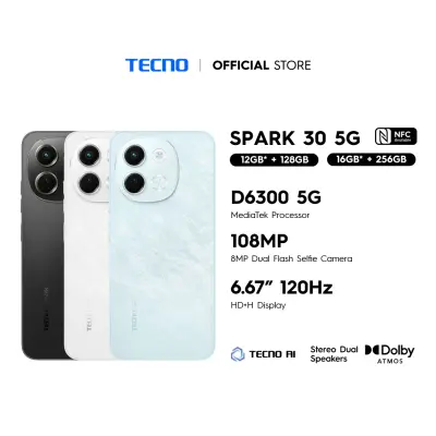 Spesifikasi dan harga Tecno Spark 30 5g di Malaysia - TechNave BM