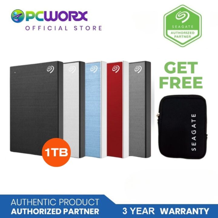 Seagate 1TB One Touch External Hard Drive For Mac and Windows with ...