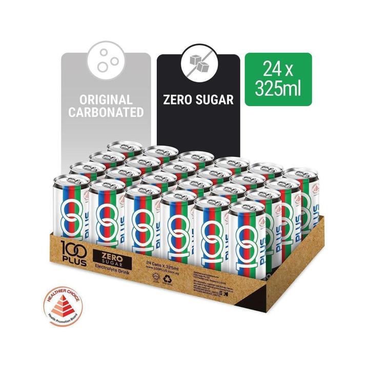 100PLUS Zero Sugar Isotonic Drink 325ML x 24 | Lazada Singapore