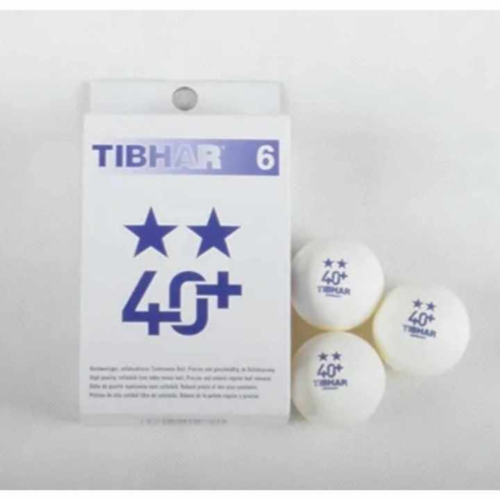 Tibhar Basic 2 Star 40+ (6pcs/1Box) Table Tennis Ball / Ping Pong Ball ...