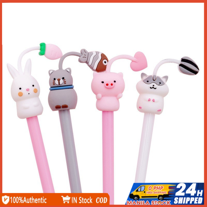 Cute Pet Design Gel Pen for Student Creative Cartoon Animal Pens School ...